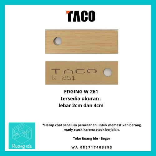 Jual Taco edging w-261 (White Oak) - 1 x 22mm - Kota Bogor - Toko Ruang ...