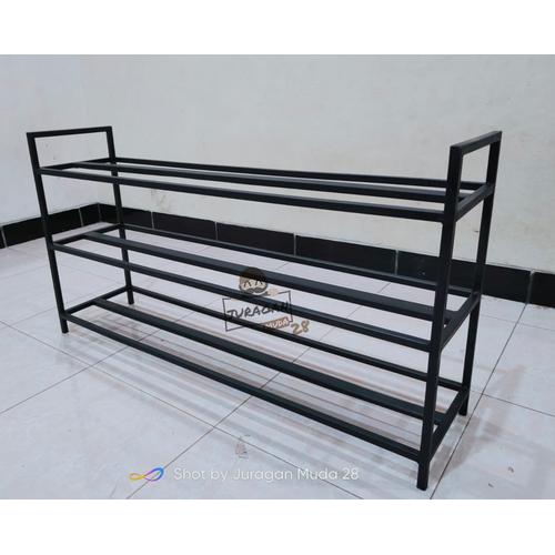 Jual Rak Sepatu Besi Susun 3 Serbaguna versi panjang 100 cm - Kab ...