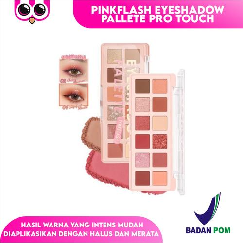 Jual PINKFLASH EYESHADOW PALLETE PRO TOUCH PINK FLASH EYE SHADOW ...