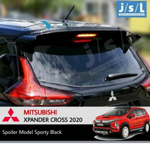 Jual JSL Spoiler Xpander Cross 2020 Rear Spoiler Model Sporty Black ...