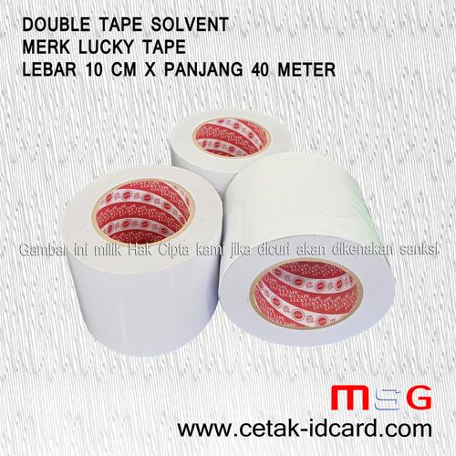 Jual DOUBLE TAPE SOLVENT JUMBO ROL (10 Cm) X 40 Meter - Jakarta Pusat ...