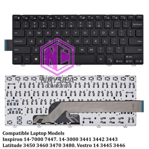 Jual Keyboard Dell Latitude 3450 3460 3470 3480 Vostro 14 3445 3446 ...