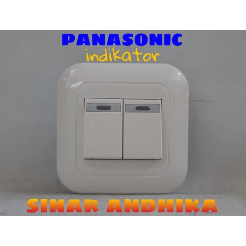 Jual Saklar Seri Indikator Panasonic Putih Wej78029+Wej5571 - Jakarta ...