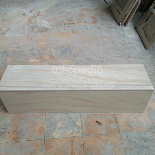 Jual granit tangga motip marmer MTRAVERTINO BEIGE - Kab. Bogor - mitra ...