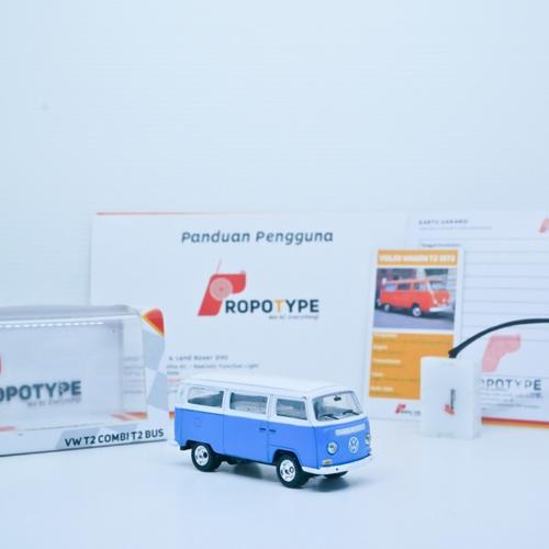 Jual Inden Remote Control RC VW Bus T2 Combi Classic Blue Full Propo 1: ...