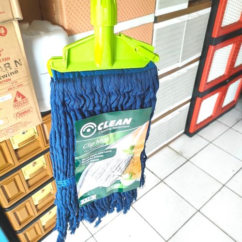 Jual Pel lantai jepit/Mop Jepit Pita Clean+Gagang/Pel Gagang Jepit ...