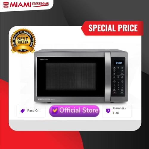 Promo Microwave Sharp R751GX(BS) Microwave Sharp Grill Inverter 25lt R ...