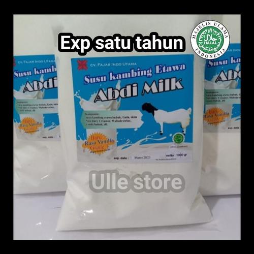 Jual Susu Kambing Ettawa Bubuk Curah Grade 1 Rasa Vanila - 1000gr - Kab ...