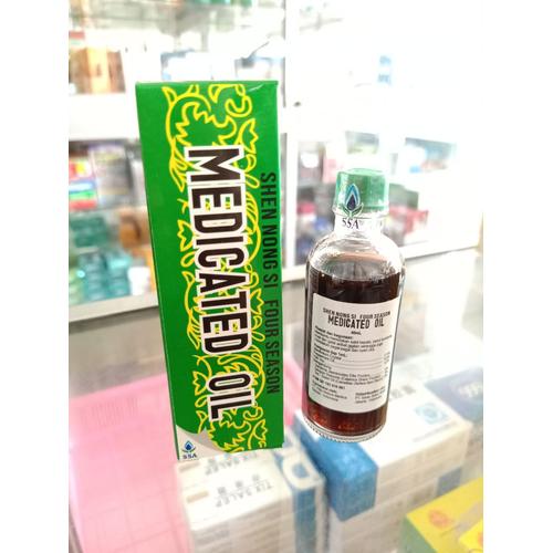 Jual Minyak Angin Cina Four Seasons Seciyu Shen Nong Si | Medicated Oil ...
