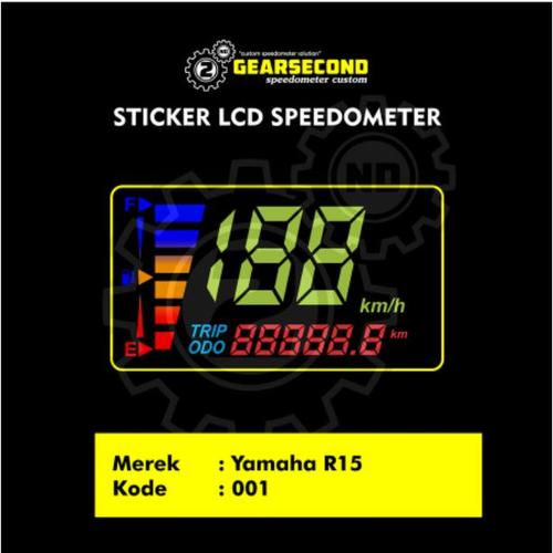 Jual STIKER LCD DIGITAL SPEEDOMETER R15 - Ready Design - Ready Design ...