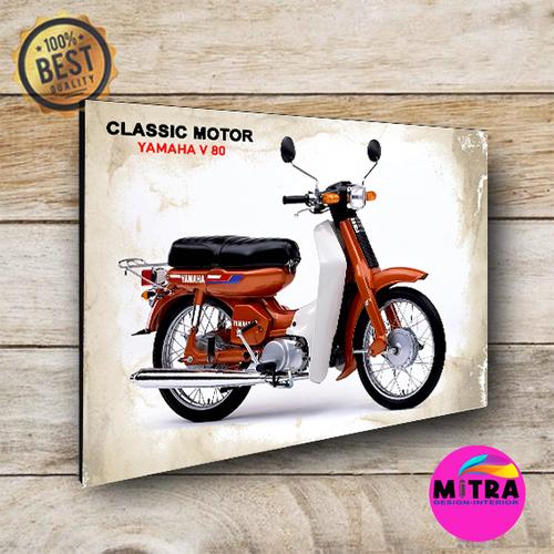 Jual Pictbox Premium Poster Motor Klasik Poster Vintage Pajangan ...