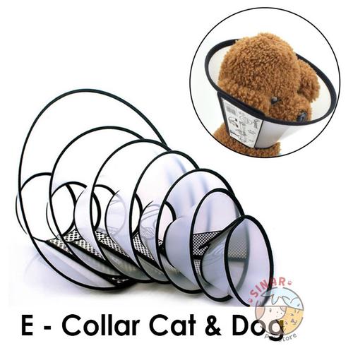 Jual E Collar Pet Protection Cone Corong Pelindung Anjing Kucing Cat ...