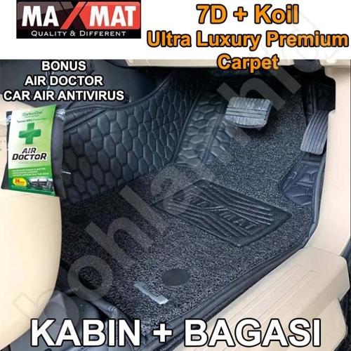 Promo Karpet Mobil ALL NEW HRV 2022-Up Maxmat 7D +Karpet Koil 2Baris+Bagasi - Solitaire Black ...