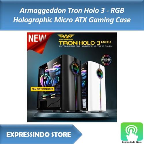 Jual Armaggeddon Tron Holo 3 - RGB Holographic Micro ATX Gaming Case ...