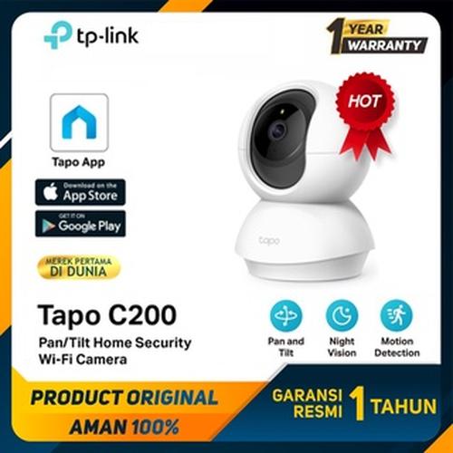 Jual TP-LINK Tapo C200 HD 2MP Pan/Tilt Home Security CCTV Wifi IP ...