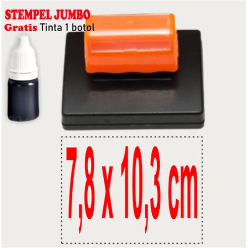 Jual Stempel Flash Custom Ukuran Jumbo Stampel Besar Ukuran 9 x 12 cm ...