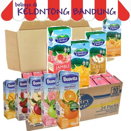 Jual Country Choice 250 ml Jus Buavita Jambu Mangga Jeruk Apel - Dus ...