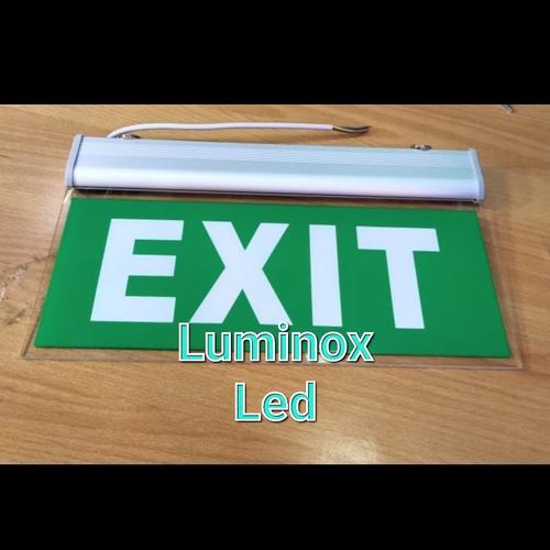 Jual exit gantung acrylic led 5w / exit emergency darurat lamp 5watt ...