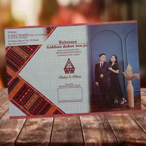 Jual Undangan pernikahan adat batak murah cantik bagus 1 - Kota Medan ...