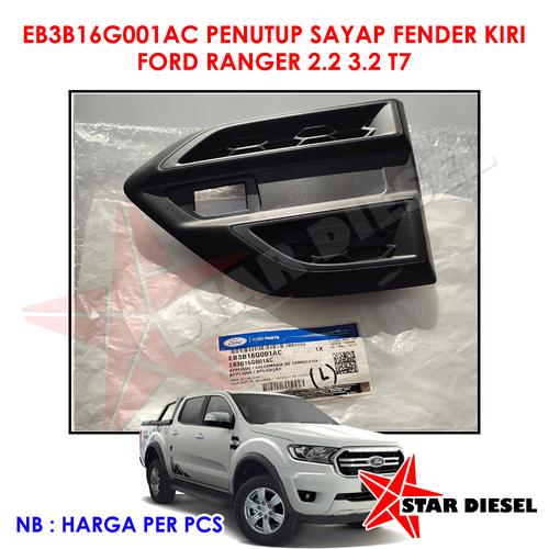 Jual TUTUP FENDER RANGER ASLI BAGIAN KIRI EB3B16G001AC PENUTUP SAYAP ...