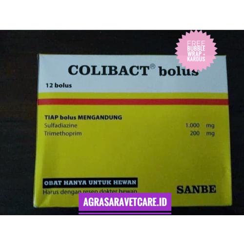 Jual COLIBACT BOLUS (Sulfadiazine, Trimethoprim) 12 Bolus - Kota Blitar ...
