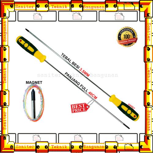 Jual Obeng Plus Panjang 12 Inch Obeng Setting Kecil Obeng Radio Magnet ...