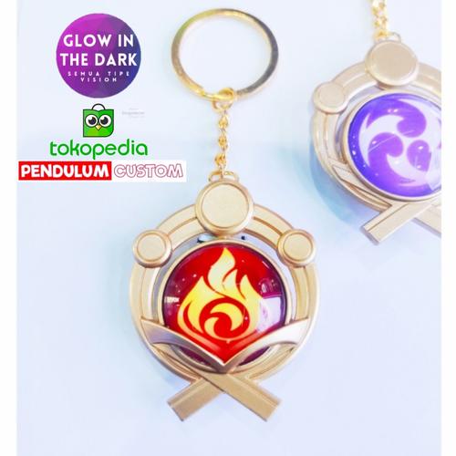 Promo Gantungan kunci Genshin Impact keychain EMPTY Vision TOMO PREMIUM ...