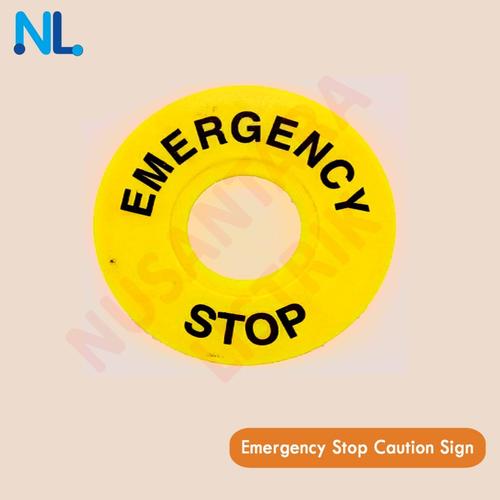 Jual Emergency Stop Caution Sign Larkin LC - 001 isi 100pc/pack - Kota ...