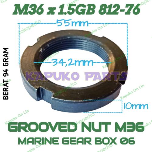 Jual 06 GROOVED NUT M36 UNTUK MARINE GEAR BOX - Jakarta Barat - Kapuko ...