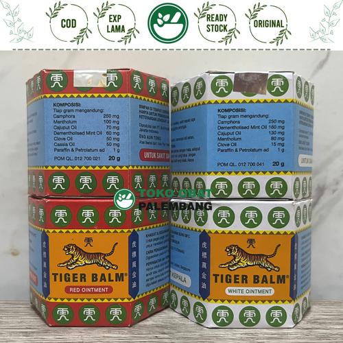 Jual TIGER BALM WHITE RED OINTMENT BALSEM MACAN PUTIH MERAH TIGER ...