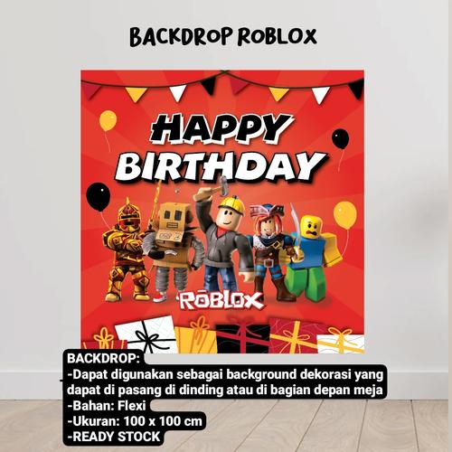 Jual KARTU UNDANGAN ULTAH ROBLOX HBD HAPPY BIRTHDAY INVITATION ULANG ...