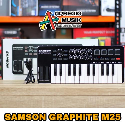 Jual Samson graphite M25 M 25 USB midi controller with pad - Kota ...