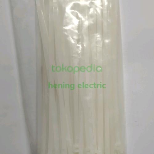 Jual kabel ties 20cm tebal 4.8mm putih/hitam isi 100pcs - Hitam ...
