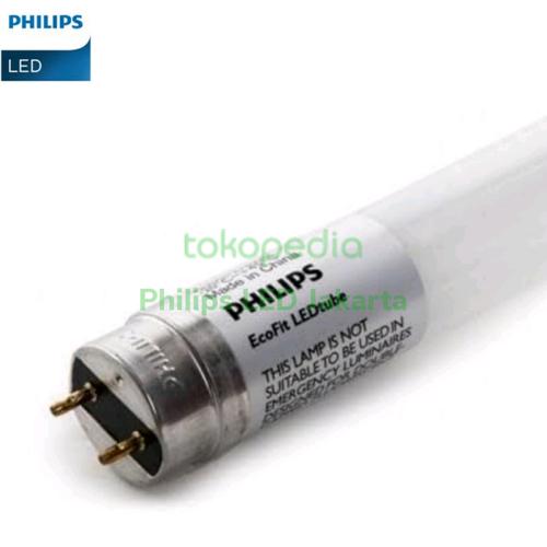 Jual TL T8 LED Tube Philips Ecofit 18W 18 Watt 1200mm 120cm 6500K Putih ...