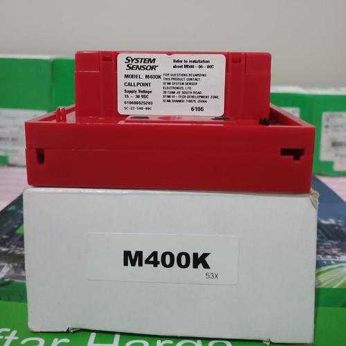 Jual SYSTEM SENSOR M400K BREAK GLASS MANUAL CALL POINT NEW ORIGINAL ...