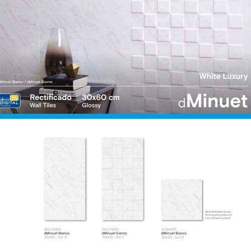 Jual Keramik Roman 30x30 dMinuet Bianco 33366RP KW 1 Lantai - Kota ...