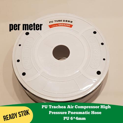 Jual SELANG PU 6 X4 MM POLYURETHANE PNEUMATIC meter - clear - Kota ...