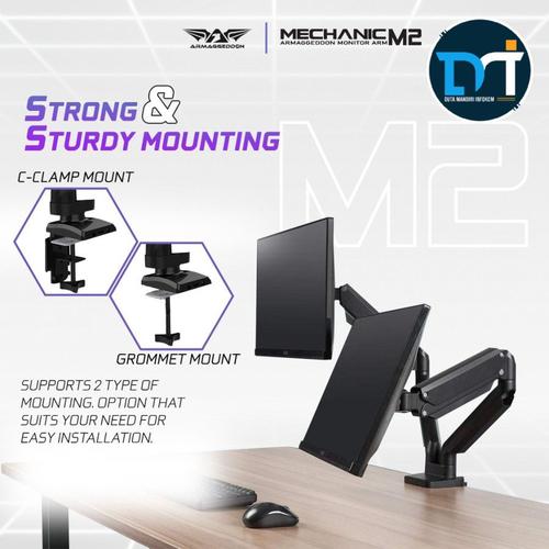 Promo Stand Bracket Monitor Armaggeddon Mechanic M2 | Gas Spring ...