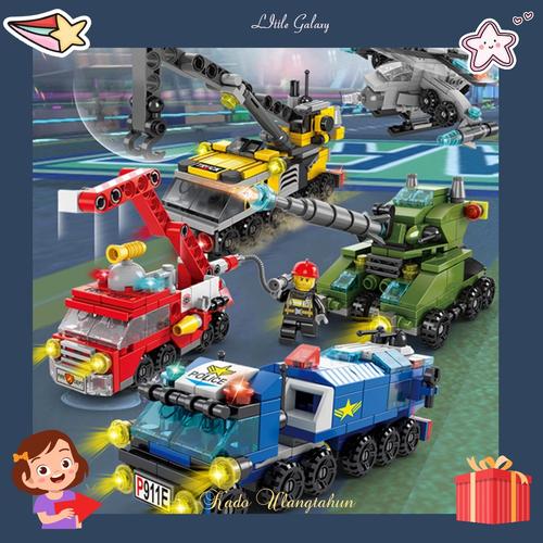 Jual Mainan Lego Balok Mobil Police Special Squad Force 6 in 1 ...