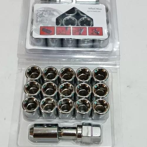 Jual NUT RACiNG UNIVERSAL (KUNCI L)MUR BAUT RODA 12x1.50MM HARGA (16PCS ...