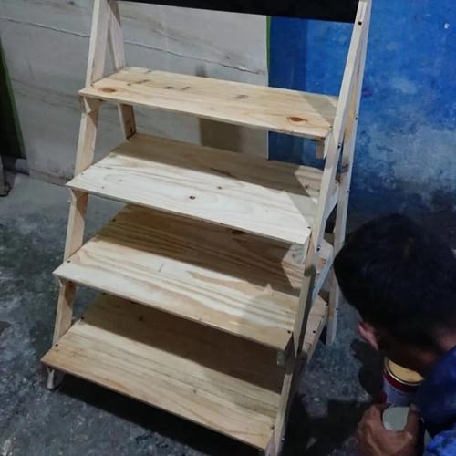Jual display pajangan toko / rak pajangan toko kayu/ rak bazar kayu ...