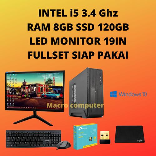 Jual PC Rakitan i5 | Paket Office Lengkap | Fullset Siap Pakai - TANPA MONITOR - Jakarta Pusat ...