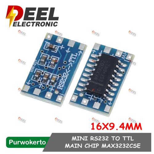Jual MAX3232 MINI RS232 TO TTL SERIAL CONVERTER ADAPTER MODULE 16X9MM ...