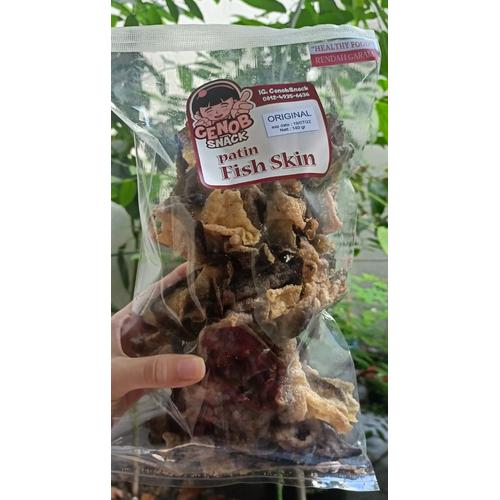 Jual Patin Fish Skin Rendah Garam 140gr Kerupuk Kulit Ikan Halal ...