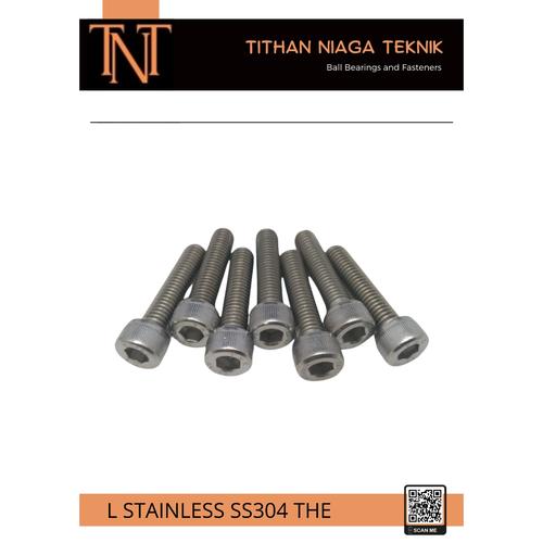 Jual Baut L stainless m8x50 full drat 1.25 SS304 M8 x 50 mm atau 5 cm L6 - Kota Tanjung Pinang ...