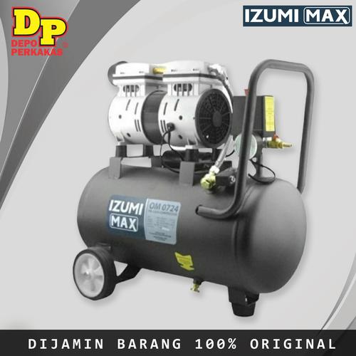 Jual Mesin Kompresor Angin Listrik Izumi Max Oilles Silent 3/4HP24L OM 0724 - Kota Tangerang ...