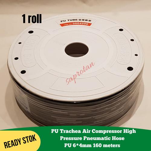 Jual SELANG PU 6 X 4 MM POLYURETHANE PNEUMATIC roll - Hitam - Kota ...