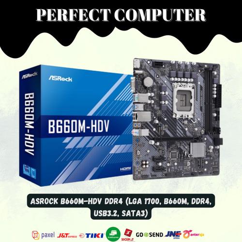 Jual ASRock B660M-HDV DDR4 (LGA 1700, B660M, DDR4, USB3.2, SATA3 ...