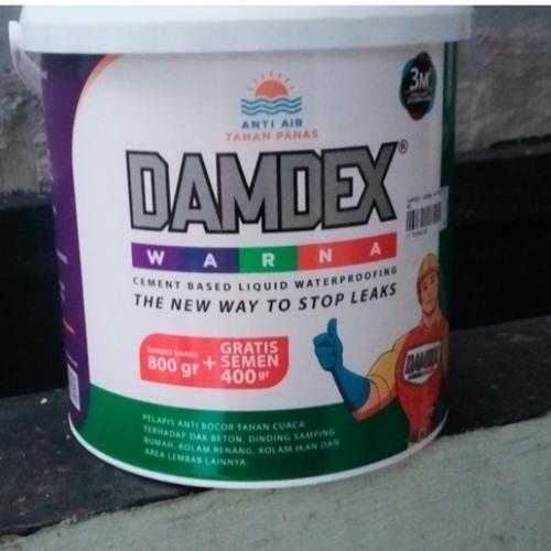 Jual Damdex warna waterproofing 2.5kg cairan+1.25kg semen Primer - Kota ...