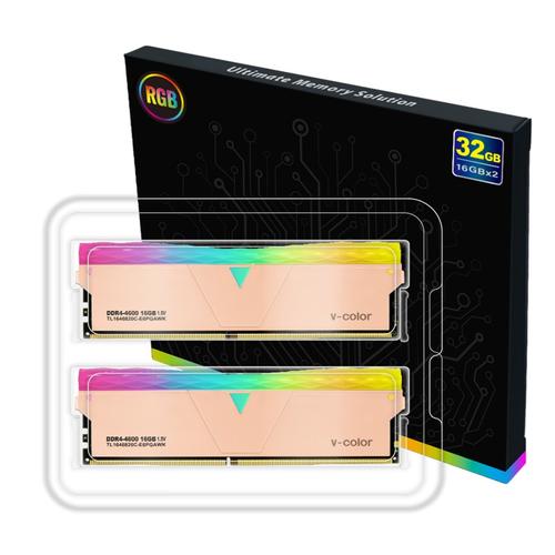 Jual Vcolor DDR4 PRISM PRO RGB 32GB (2x16GB) 4600Mhz RAM PC - Jakarta ...